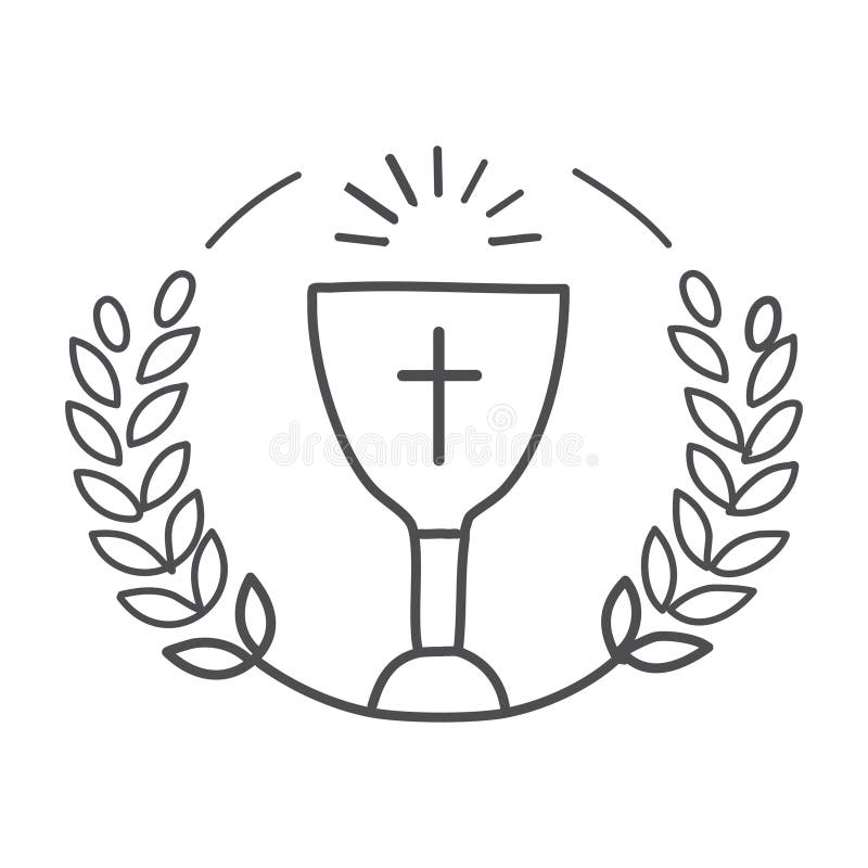 First Holy Communion Element Stock Vector - Illustration of last ...