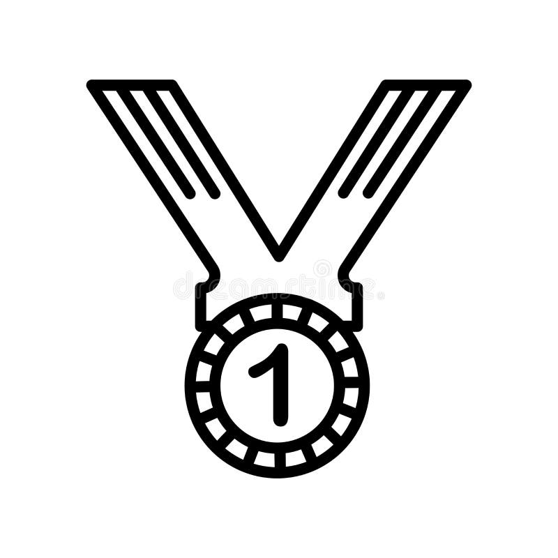 First Icon Vector Sign and Symbol Isolated on White Background Stock ...