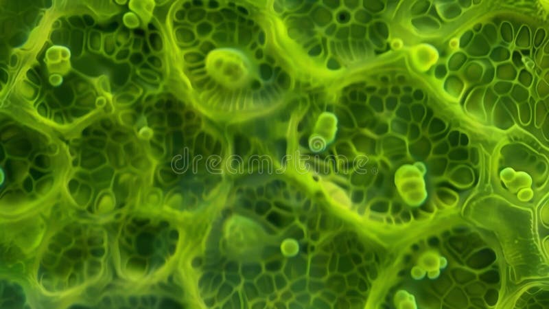 The First Image Shows a Crosssection of a Single Algae Cell Under a ... The First Image Shows a Crosssection of a Single Algae Cell Under a ...