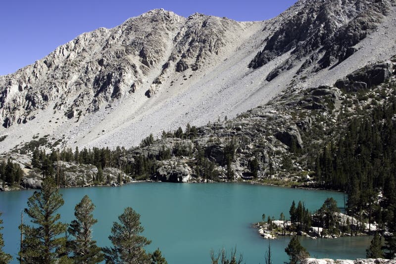 First Lake stock image. Image of pine, creek, california - 3396037