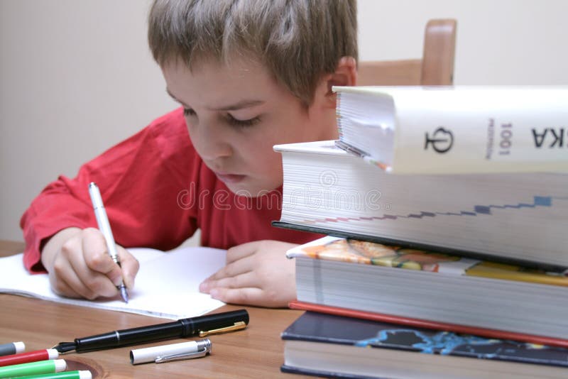 First lesson stock image. Image of drawing, paper, mark - 4799037