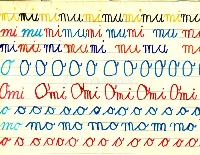 First letters stock illustration. Illustration of german - 6757122