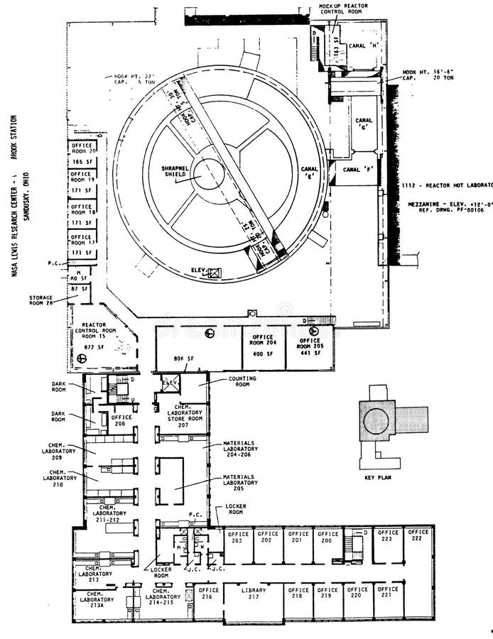 First-level Floor Plan For Hot Laboratory Picture. Image: 218699920