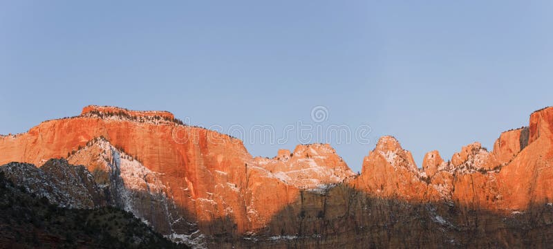 First light on mountains. stock image. Image of sunrise - 23595723