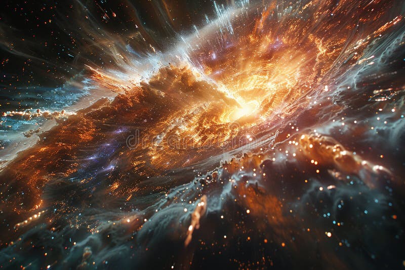 First Light of the Universe Stock Photo - Image of existence, initial ...