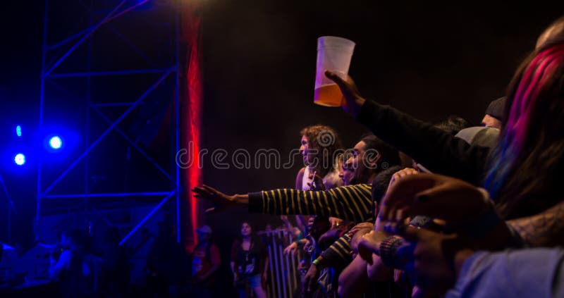First line of the concert editorial stock image. Image of girls - 167755014