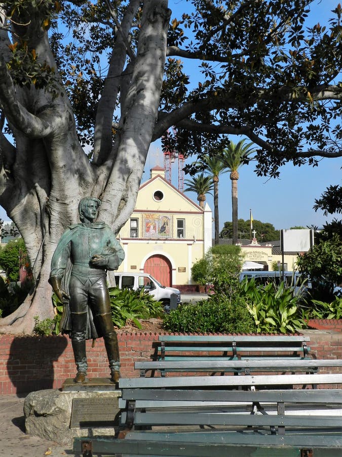 First Mission Building in Los Angeles Stock Photo - Image of financial ...