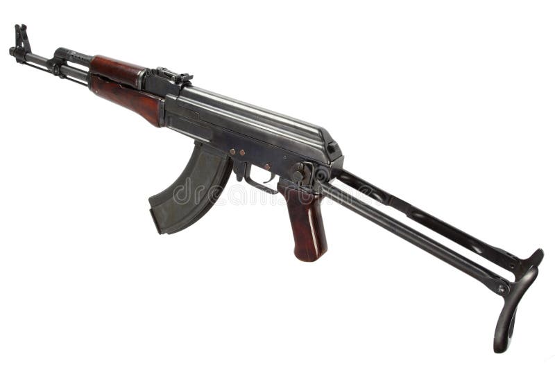 First Model AK 47 from 1954 Assault Rifle Stock Photo - Image of ...