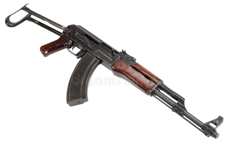First Model AK 47 from 1954 Assault Rifle Stock Photo - Image of ...