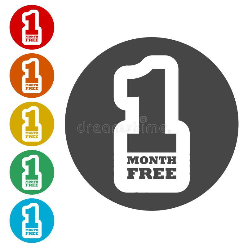 One Month Free Stock Illustrations – 792 One Month Free Stock ...