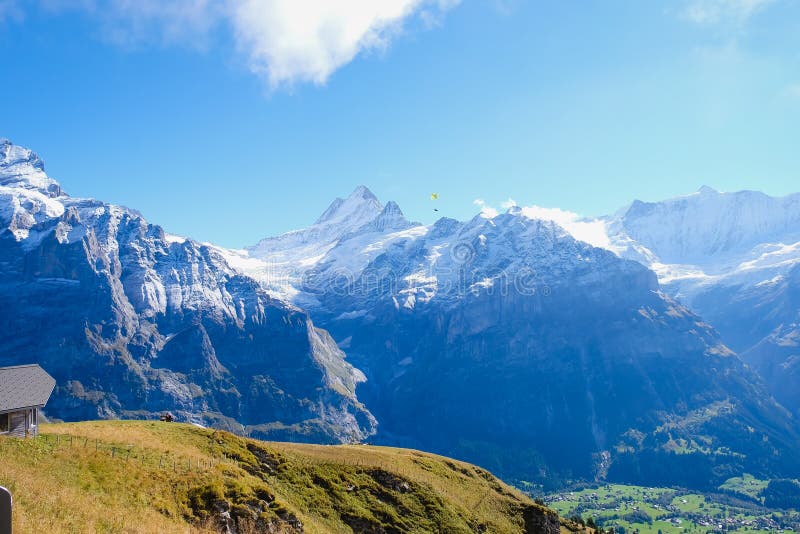 First Mountains , Switzerland Stock Image - Image of grass, green: 80594693