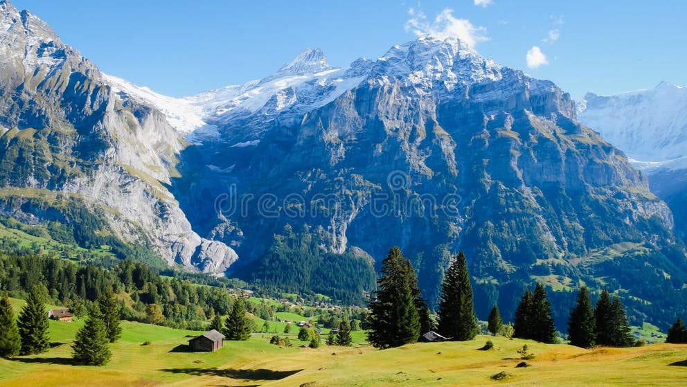 First Mountains Switzerland Stock Photo - Image of nature, europe: 80596490