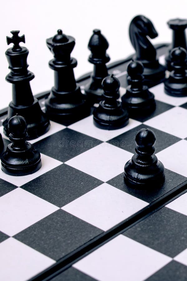 The First Move in Chess Close Up Stock Photo - Image of power ...