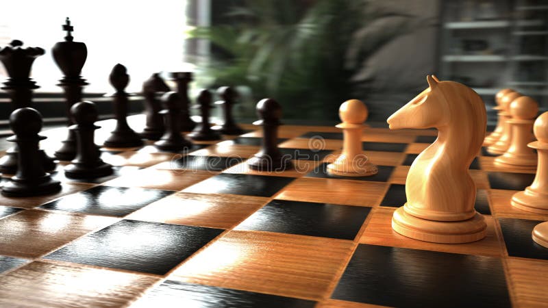 Chess Board stock illustration. Illustration of rook - 211340219