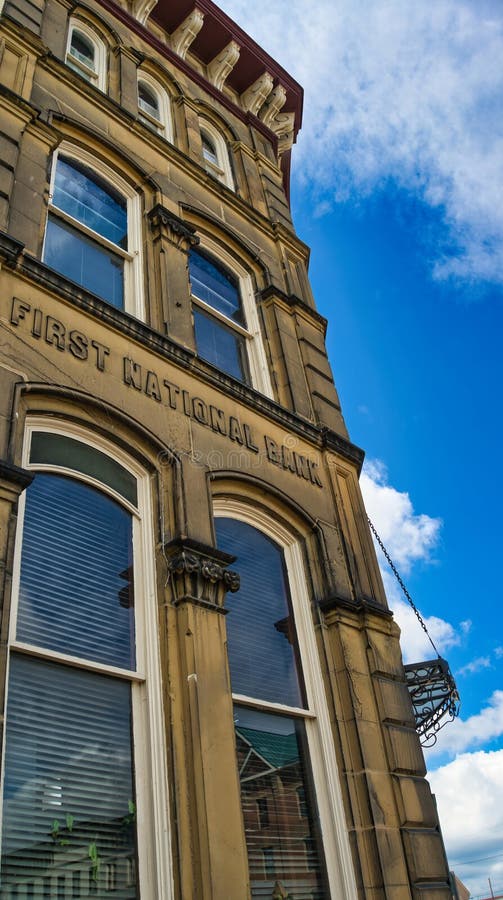 First National Bank of Newark Was Founded in 1865 Stock Image - Image ...