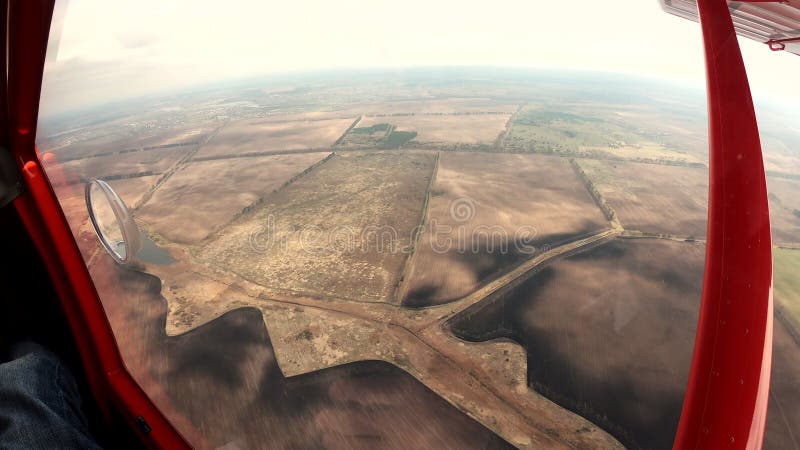 First Person Flight on an Airplane Stock Footage - Video of aerospace ...