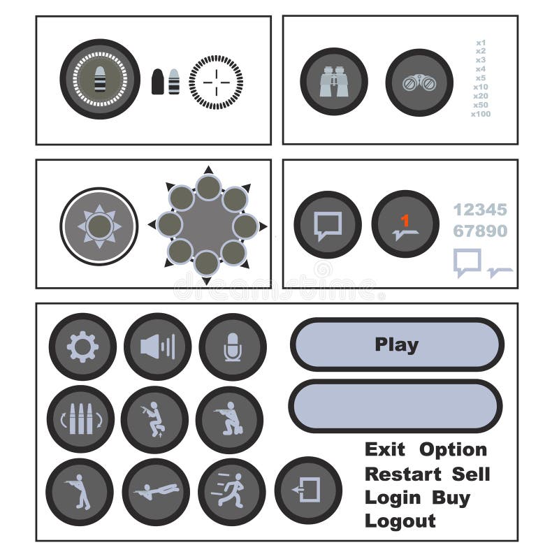 First Person Shooter Stock Illustrations – 282 First Person Shooter ...