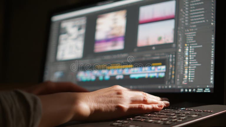 First-person View of Hands Organizing PSD Files for Client Delivery on ...
