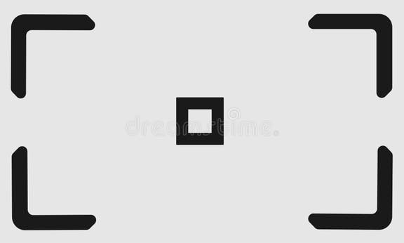 The First Person Viewpoint of a Camera Viewfinder with a Single Focus ...