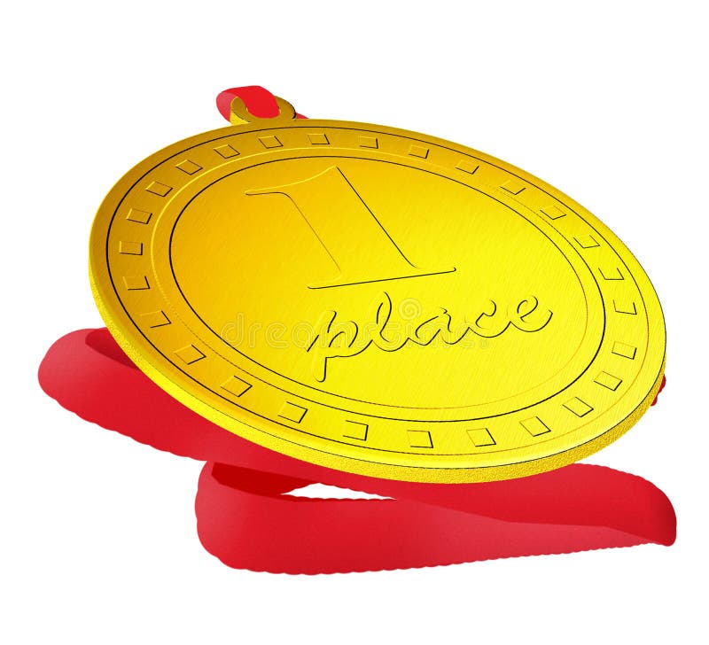 First place stock illustration. Illustration of objects - 1081106