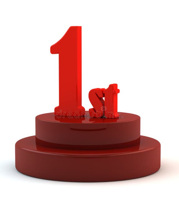 First place stock illustration. Illustration of action - 17988267