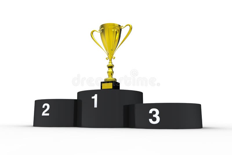 First place. Football. stock illustration. Illustration of championship ...