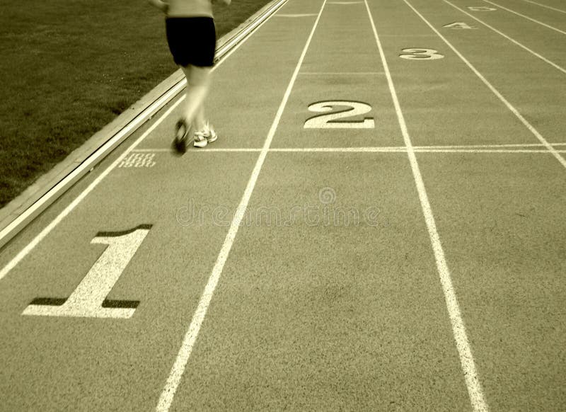 Beautiful Woman Runner stock photo. Image of competition - 8604392