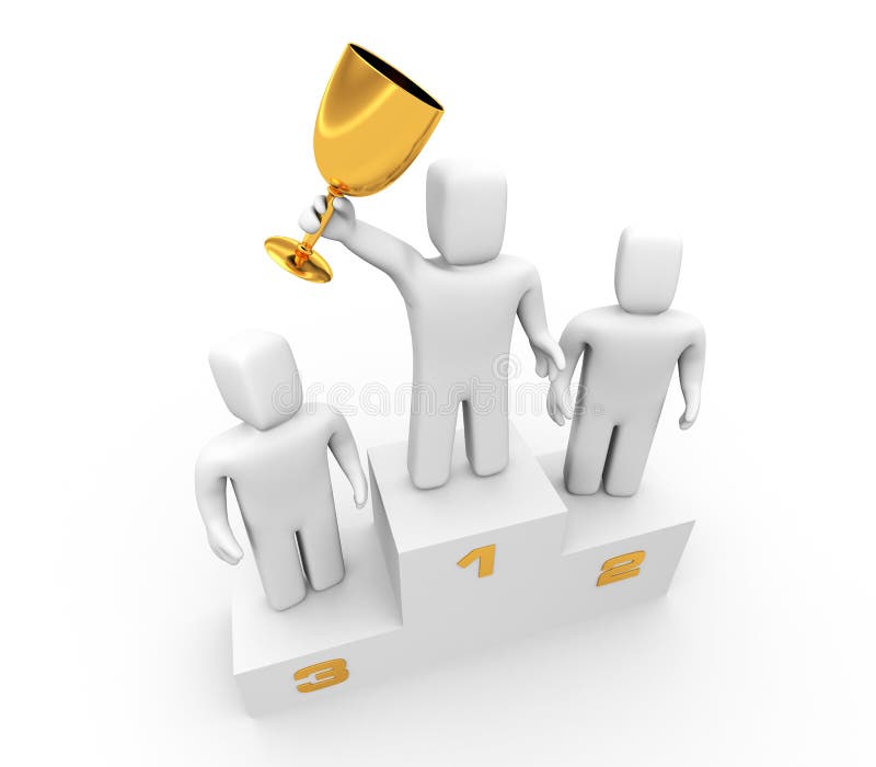 First place stock illustration. Illustration of final - 4446135