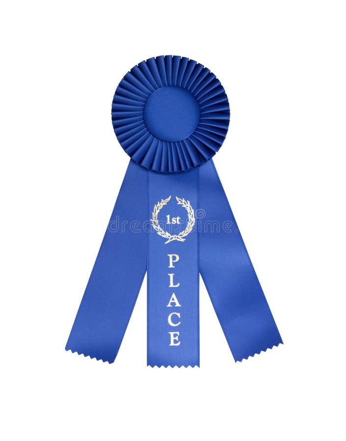 First Place Ribbon stock photo. Image of achievement, race - 33346