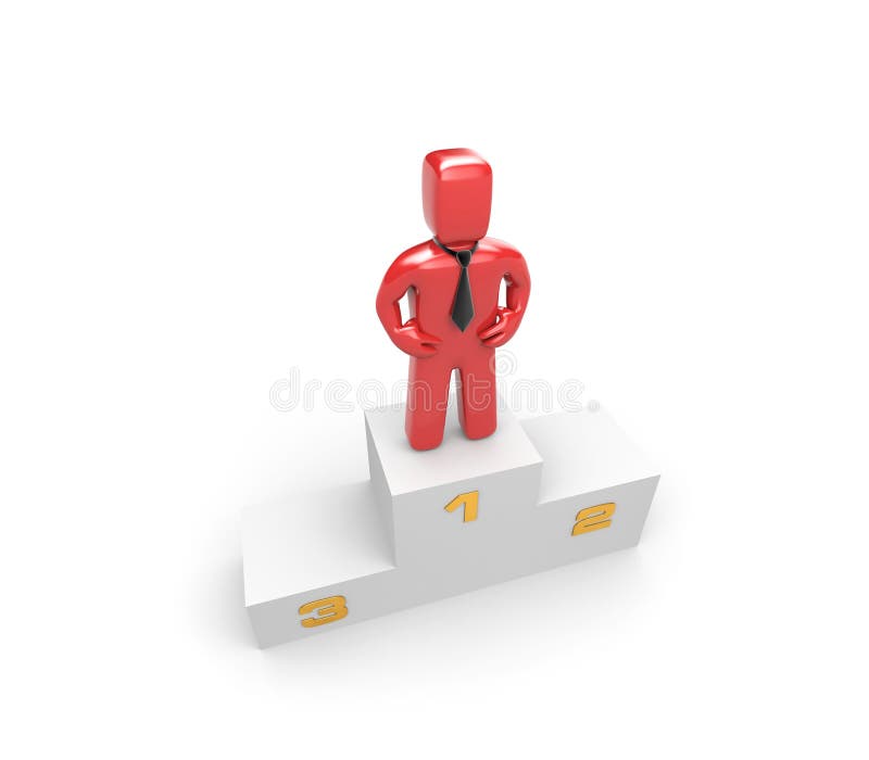 First place stock illustration. Illustration of action - 4274782