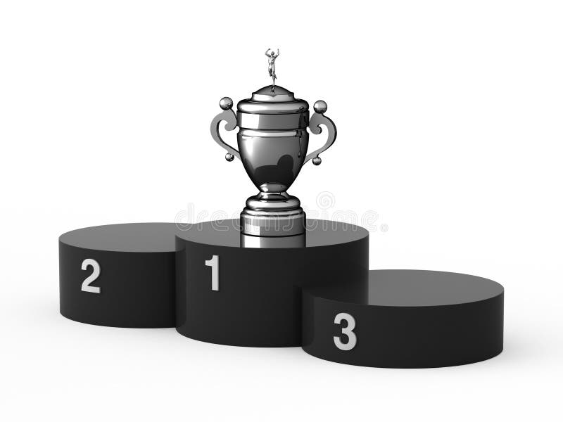 First place. Football. stock illustration. Illustration of championship ...