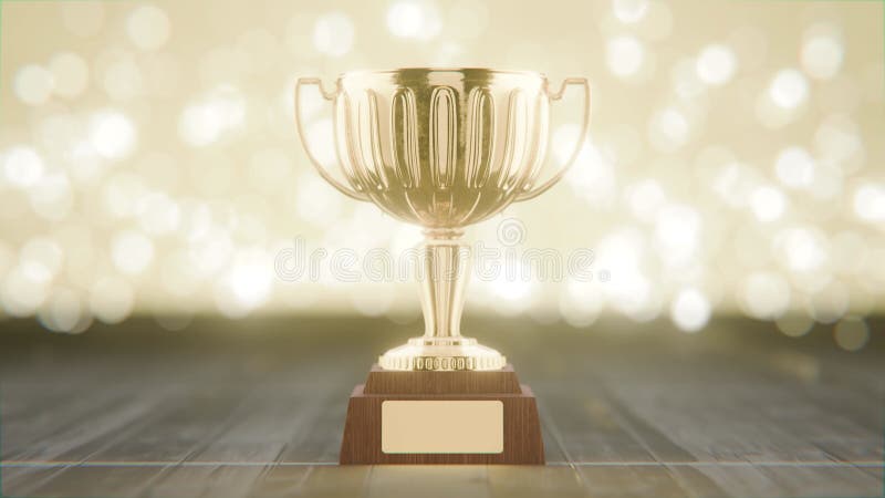 First Place in a Computer Game. Winners Cup Stock Footage - Video of ...