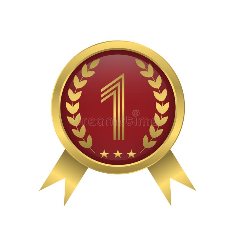 First place icon stock vector. Illustration of number - 78314814