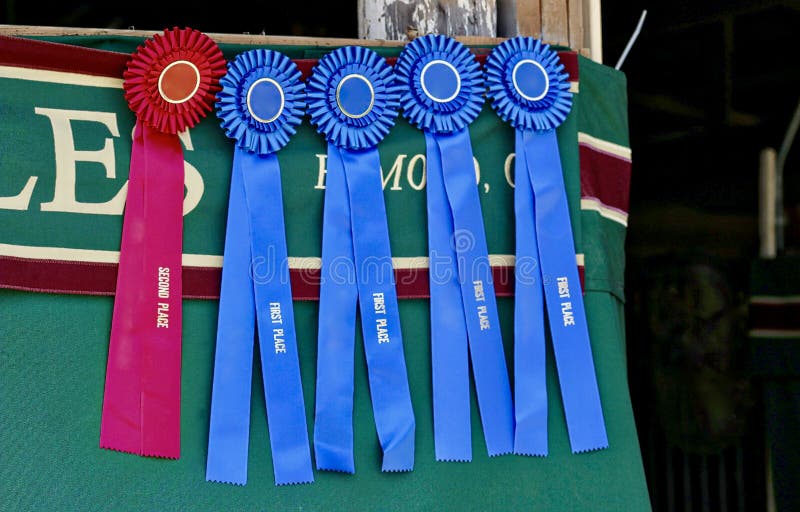 First, Second, Third Place Ribbons Stock Image - Image of isolated ...