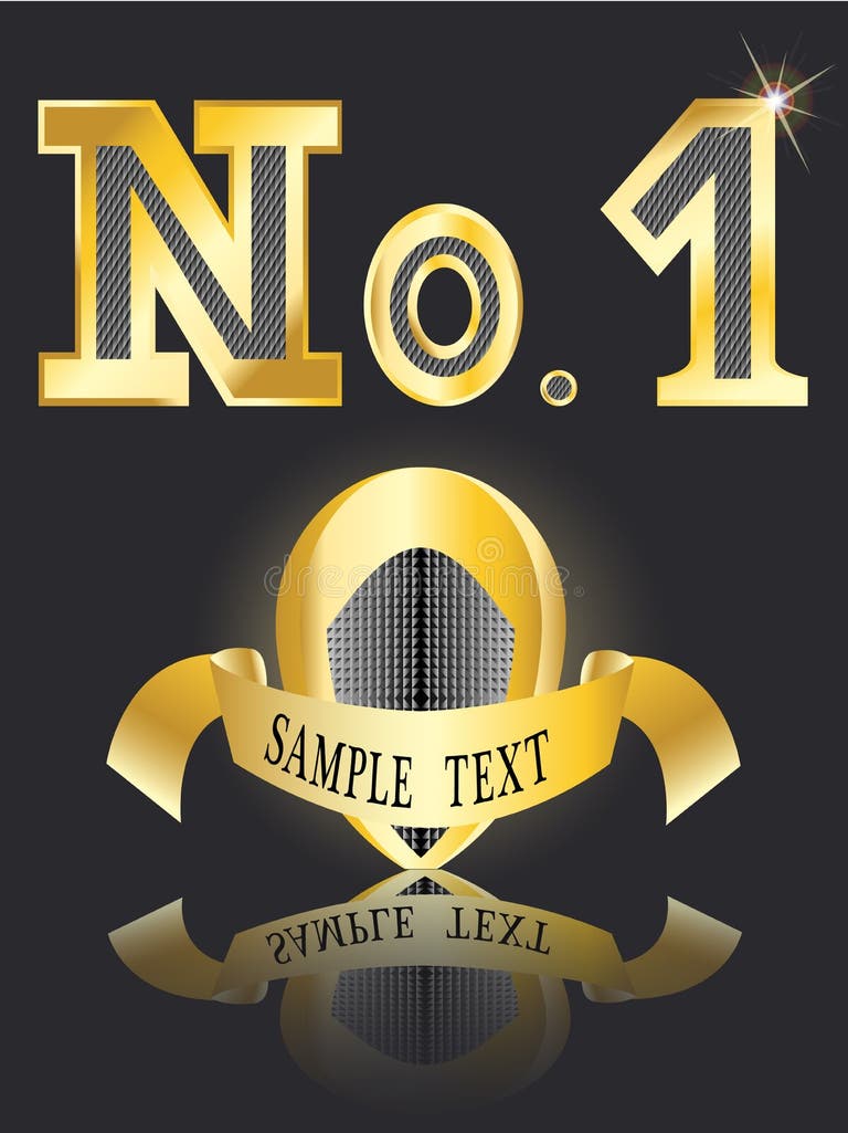 First Position Gold Label Icon Stock Illustrations – 80 First Position ...