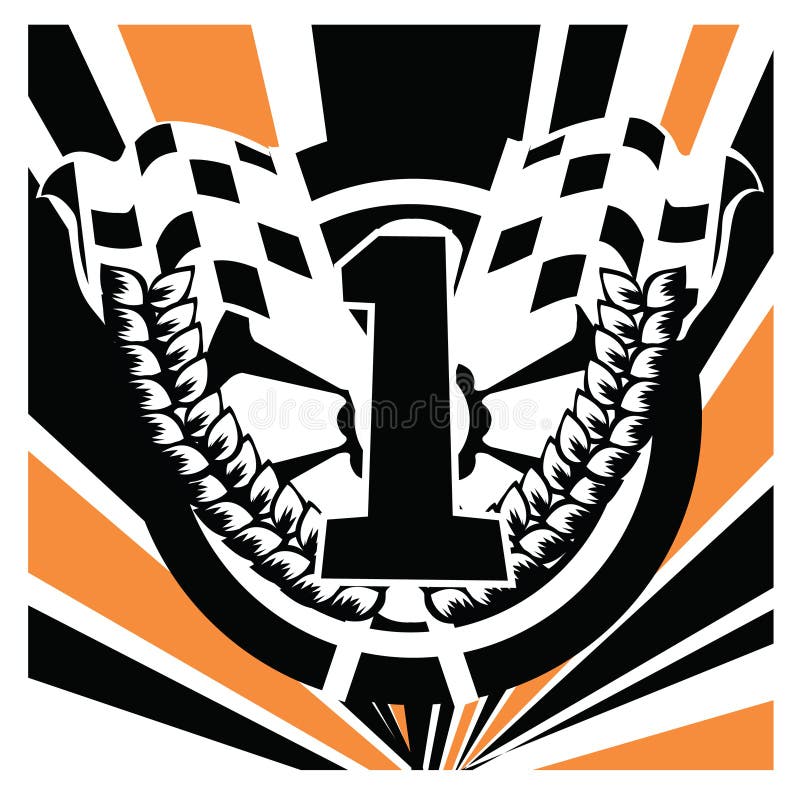 First Position Badge. Vector Illustration Decorative Design Stock ...