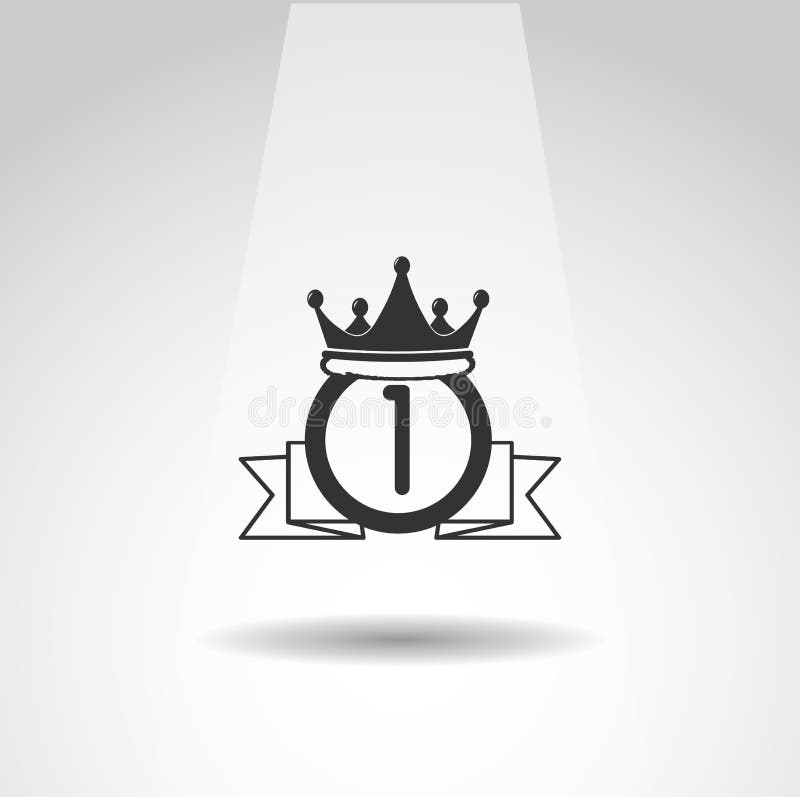 1st Position Medal stock illustration. Illustration of record - 21142154