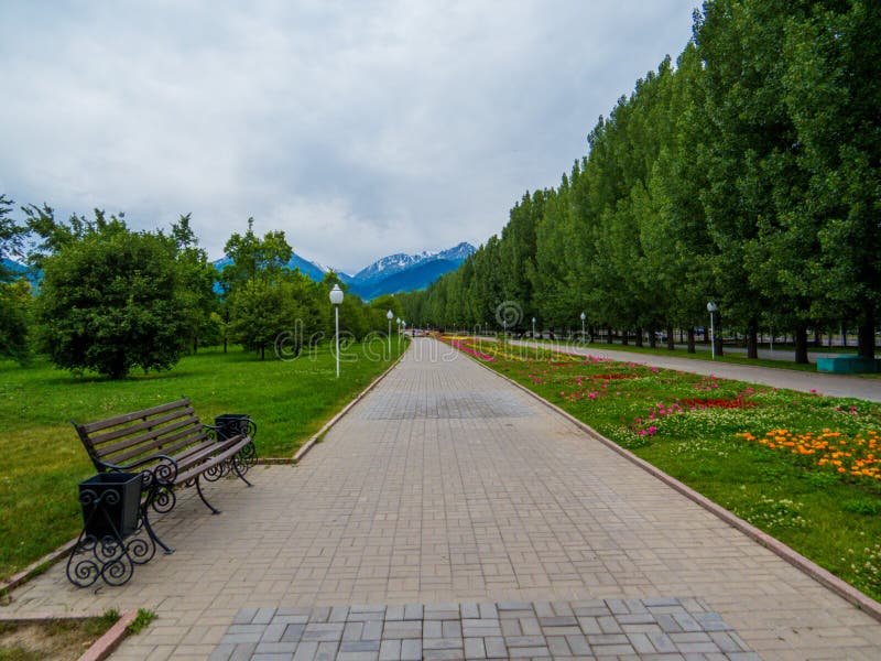 First President Park, Almaty, Kazakhstan Stock Photo - Image of culture ...