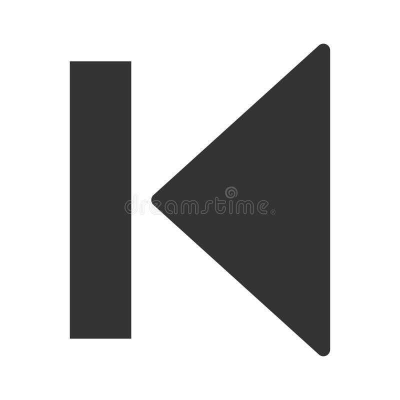 Previous Icon Vector stock vector. Illustration of concept - 104321854