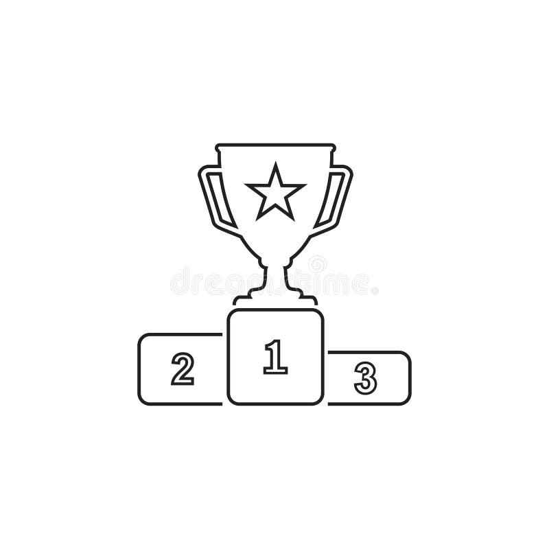 First Prize Gold Trophy Icon, Trophy, Winner, First Prize, Runner-up ...
