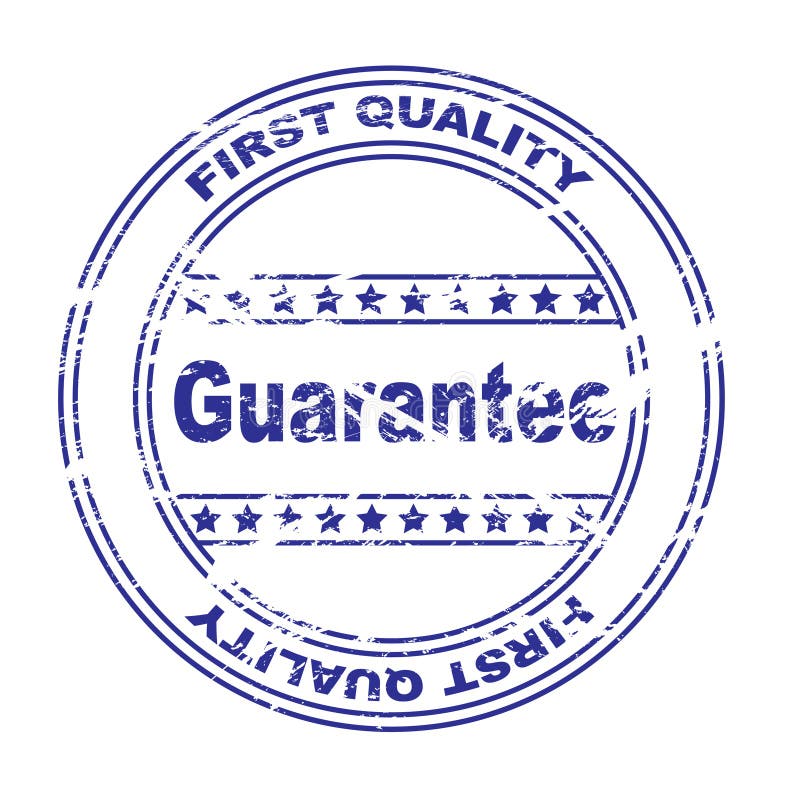 Quality guarantee stamp stock vector. Illustration of mark - 7872017