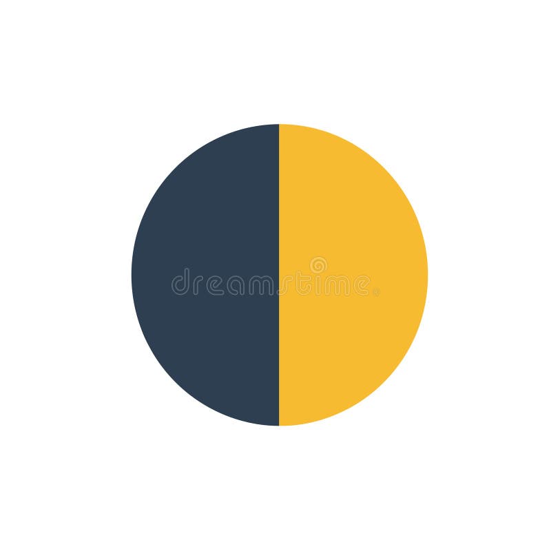 First quarter moon clipart stock vector. Illustration of lunar - 372054366