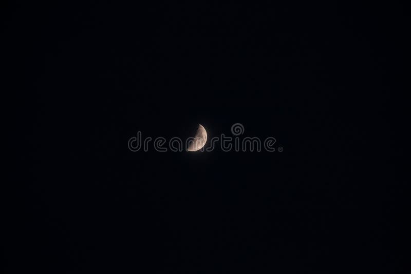 The Moon First Quarter stock photo. Image of lens, 300mm - 261068910