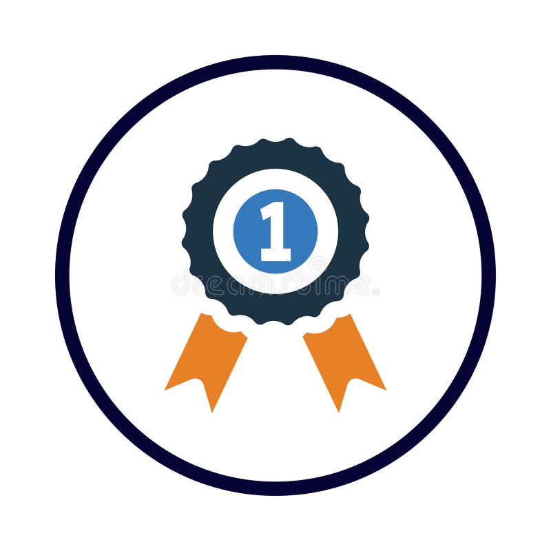 First, First Rank, Badge, Winner Badge, First Rank Badge Icon Stock ...