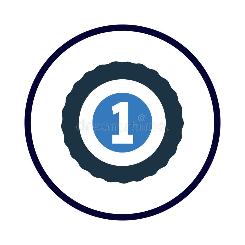 First, First Rank, Badge, Winner Badge, First Rank Badge Icon Stock ...