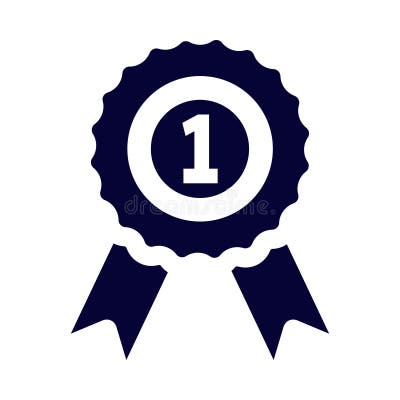 First, First Rank, Badge, Winner Badge, First Rank Badge Icon Stock ...