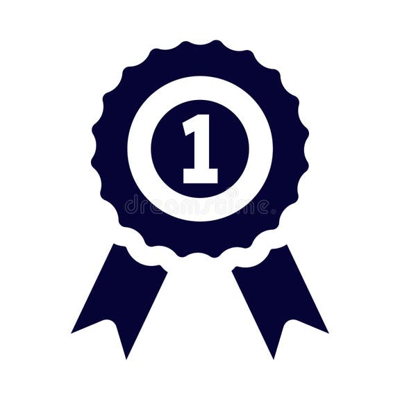 First, First Rank, Badge, Winner Badge, First Rank Badge Icon Stock ...
