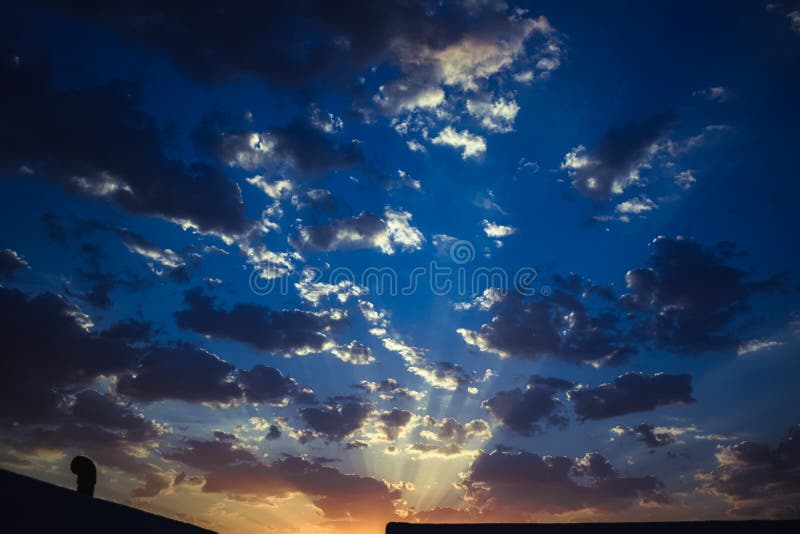 First rays of the sun stock photo. Image of sunlight - 195947502