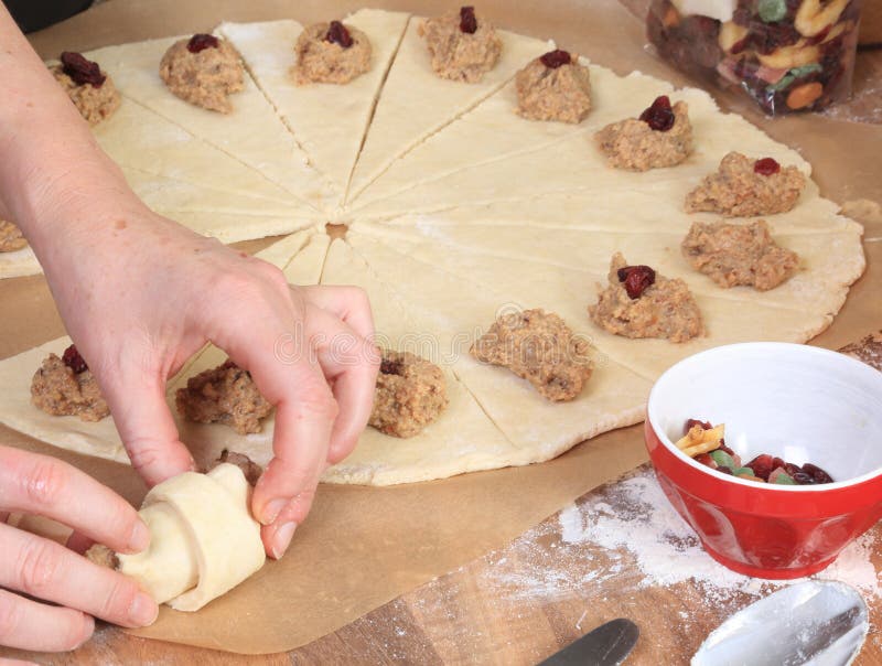 The First Ready Rolled Pastry Stock Image - Image of culinary, kitchen ...