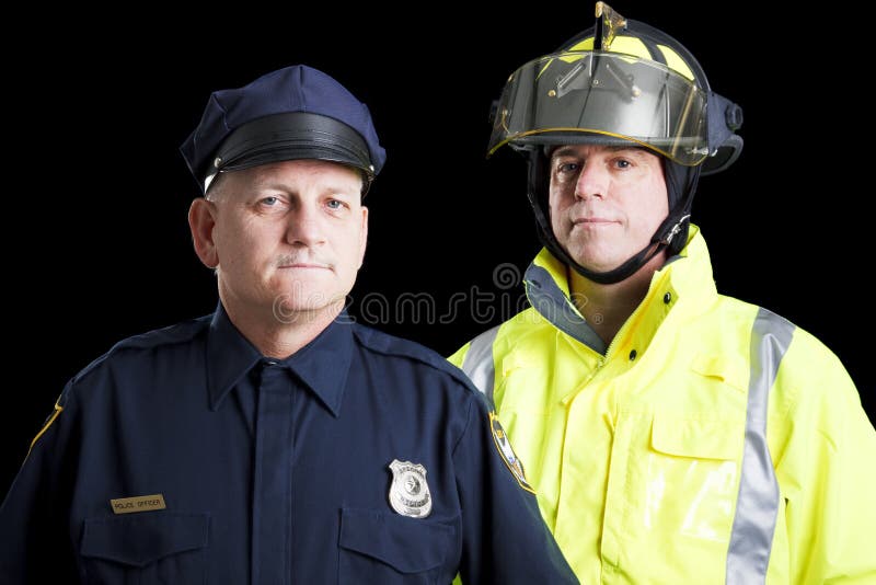 First Responders stock photo. Image of isolated, clothing - 17030458